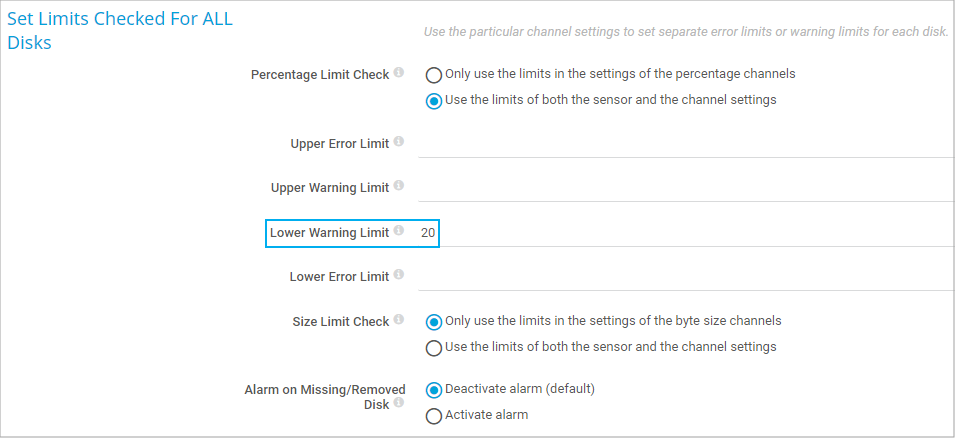 Notifications Based On Sensor Limits Step By Step Prtg Manual